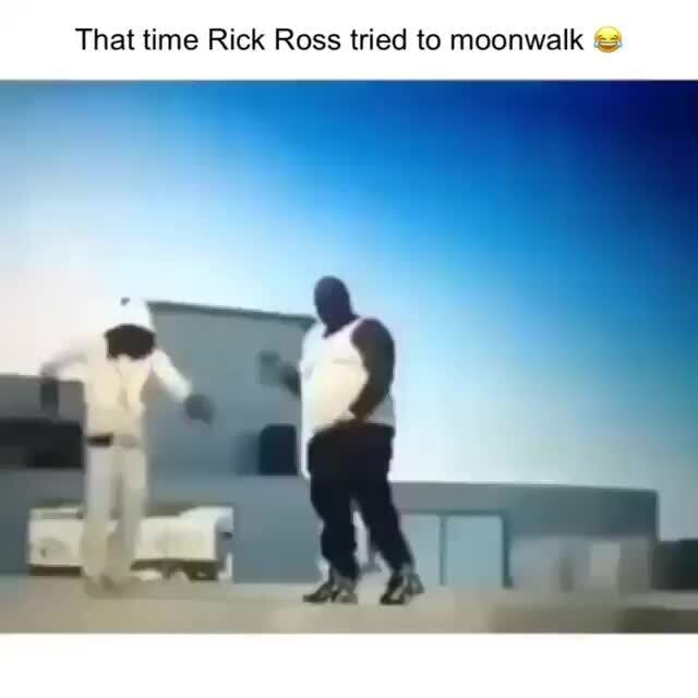 That time Rick Ross tried to moonwalk - iFunny