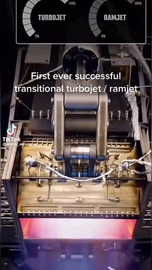 TURBOJET RAMJET First ever successful I transitional turbojet / ramjet ...