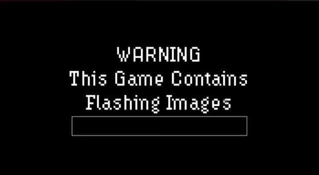 WARNING This Game Contains Flashing Images - iFunny