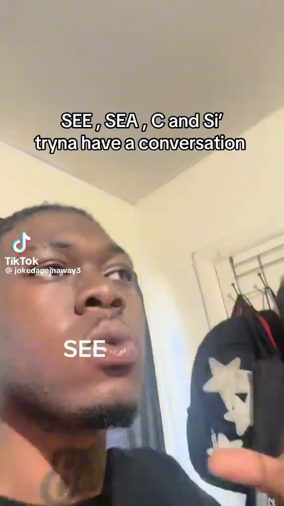 SEE, SEA, C and Si' tryna have a conversation TikTok wkedapainawsys SEE ...