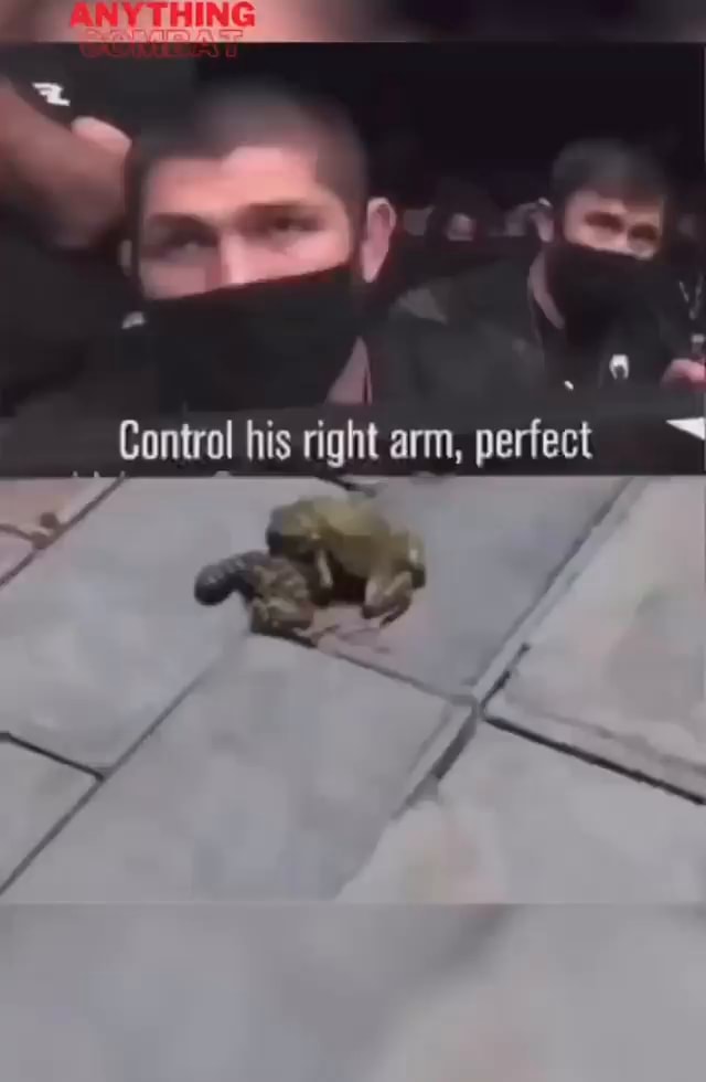 ING) Control his right arm, perfect - iFunny
