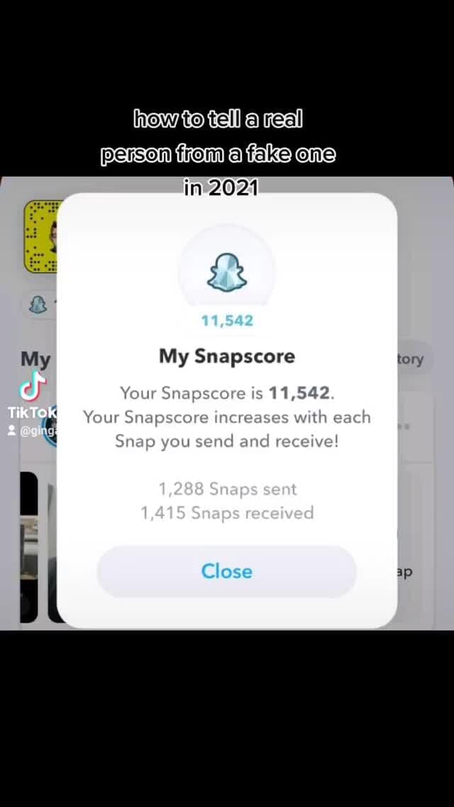 How to tell real fake ene in 2021 My Snapseore Your Snapscore is 11,542 ...