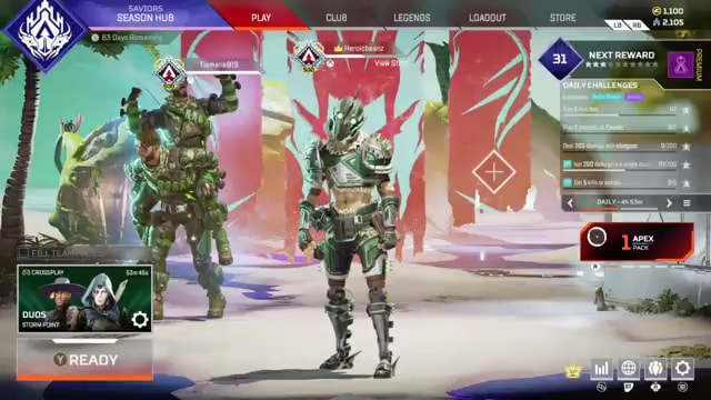 @1100 APEX pack By SAVIORS: SEASON HUB LEGENDS LOADOUT STORE 2,105 ...