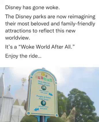 Disney has gone woke. The Disney parks are now reimagining their most ...