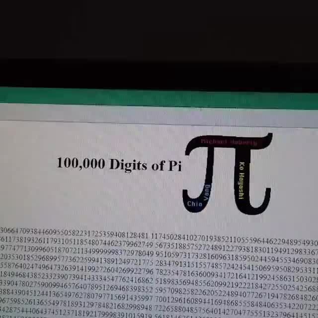 100,000 Digits of Pi - iFunny
