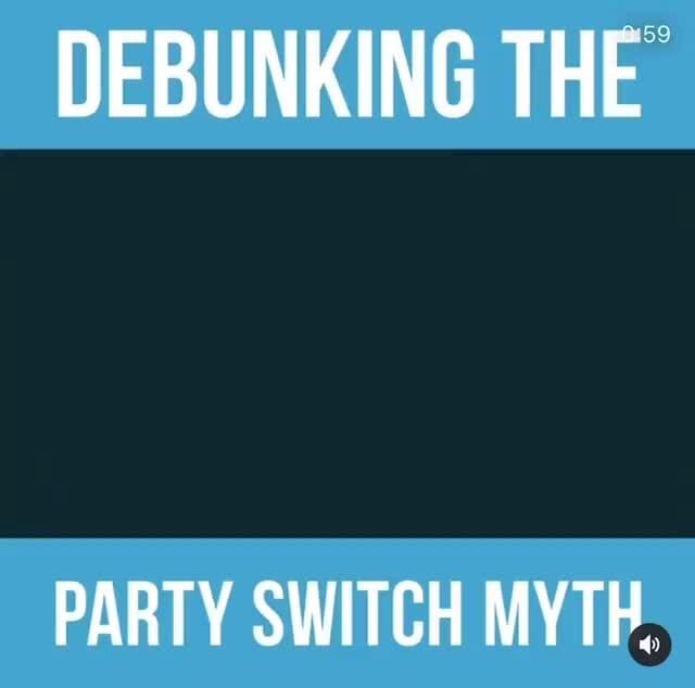 DEBUNKING THE PARTY SWITCH MYTH. - iFunny