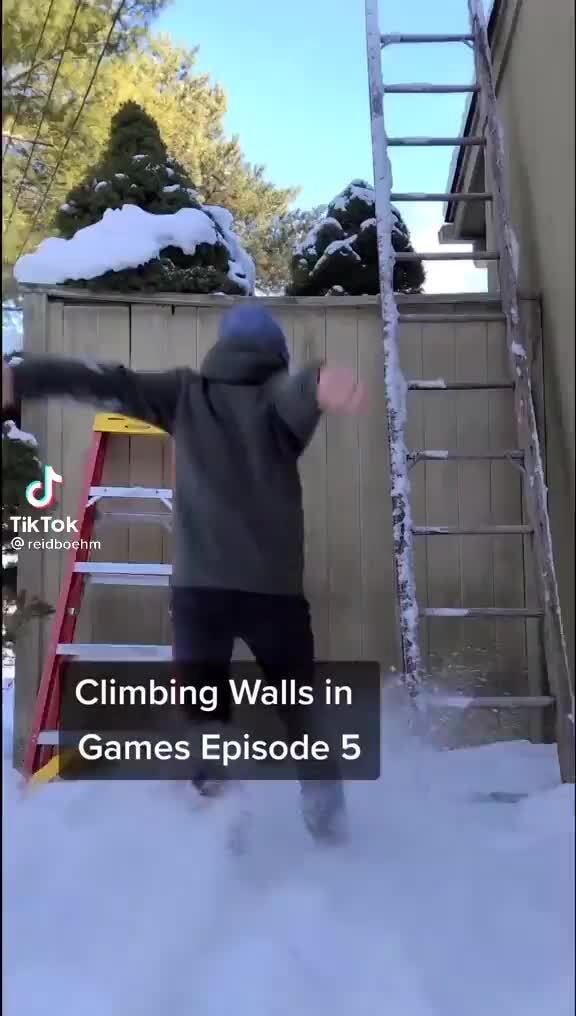 Tik Tok reidboehm Climbing Walls in Games Episode 5 - iFunny