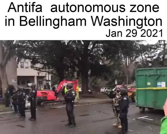 Antifa autonomous zone in Bellingham Washington Jan 29 2021 - iFunny