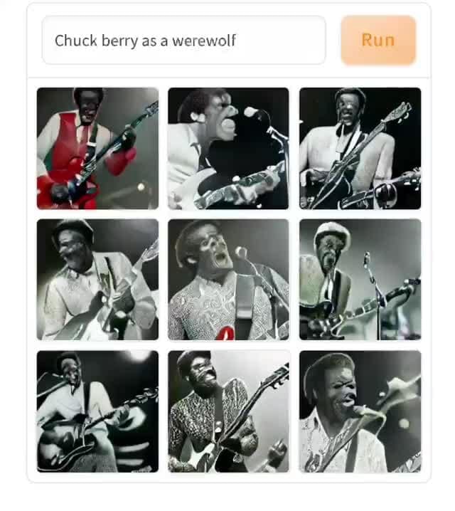 Chuck berry as a werewolf Run - iFunny