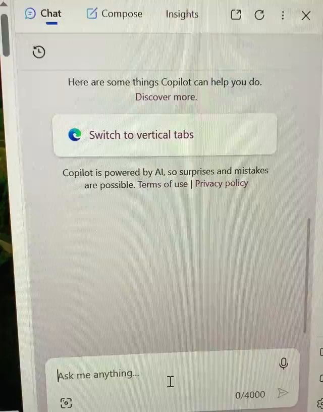 Chat 4 Compose Insights Here are some things Copilot can help you do ...