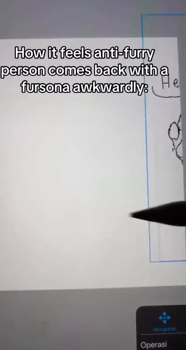 How it feels anti-furry person comes back witha fursona awkwardly: - iFunny