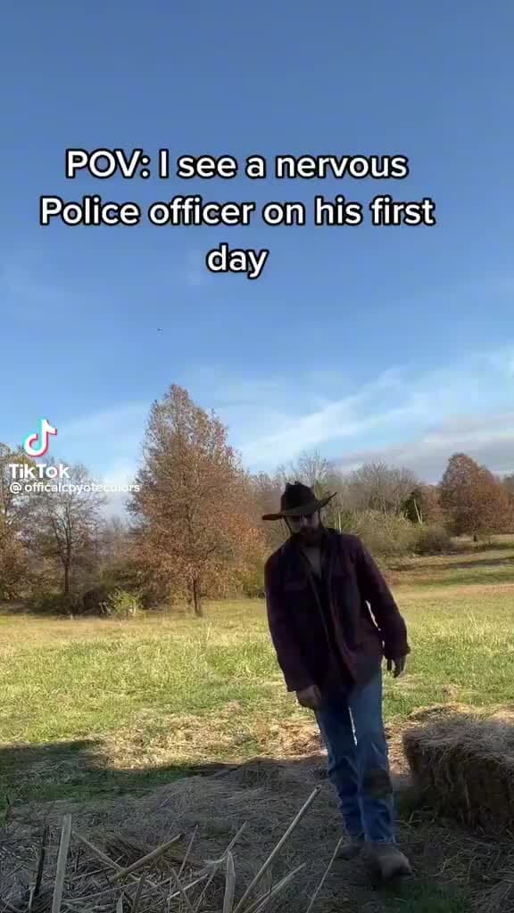 POV: I see a nervous Police officer on his first day TikTok ...