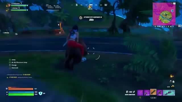 Air) Dismount Jump: onarge shotgunned CT A20SWED SHED ceopped a Victory ...