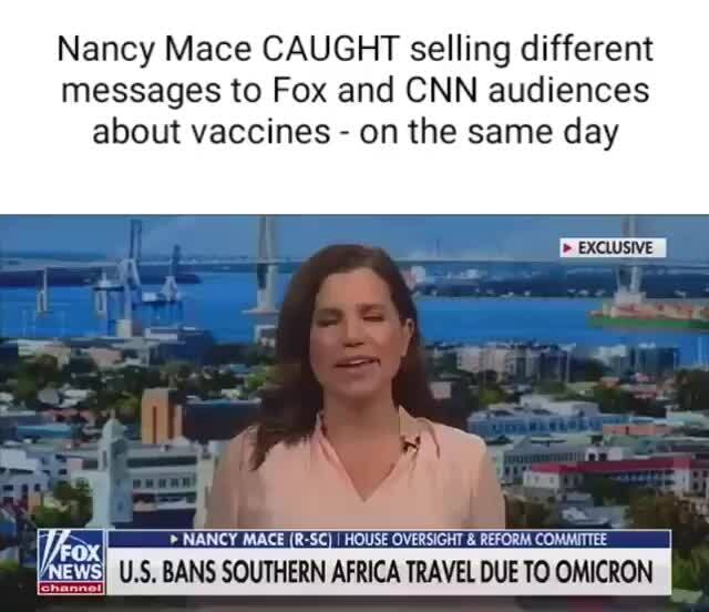 Nancy Mace CAUGHT selling different messages to Fox and CNN audiences ...