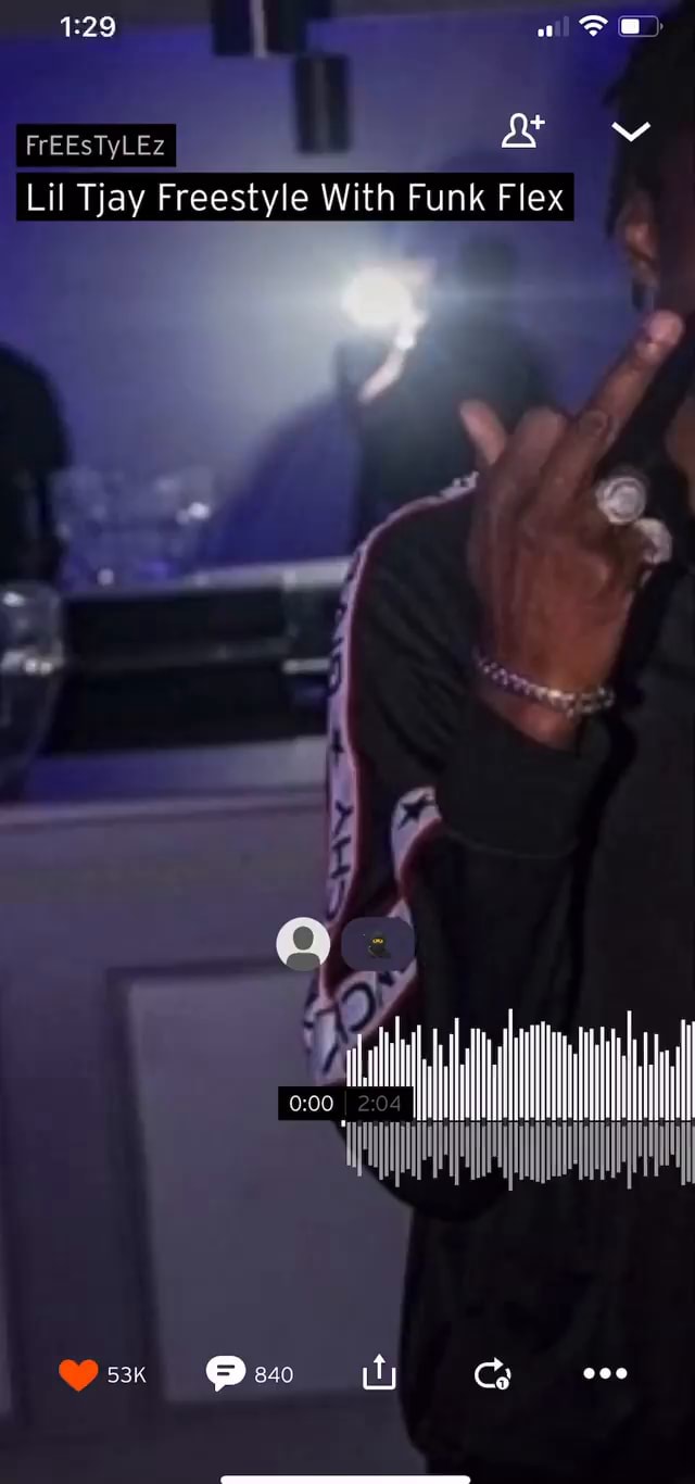 FrEEsTyLEz Lil Tjay Freestyle With Funk Flex sx @so ty - iFunny