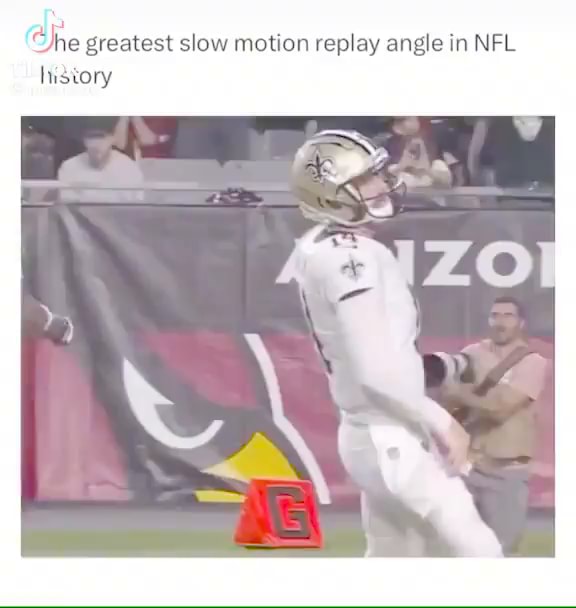 -he greatest slow motion replay angle in NFL Inovory - iFunny