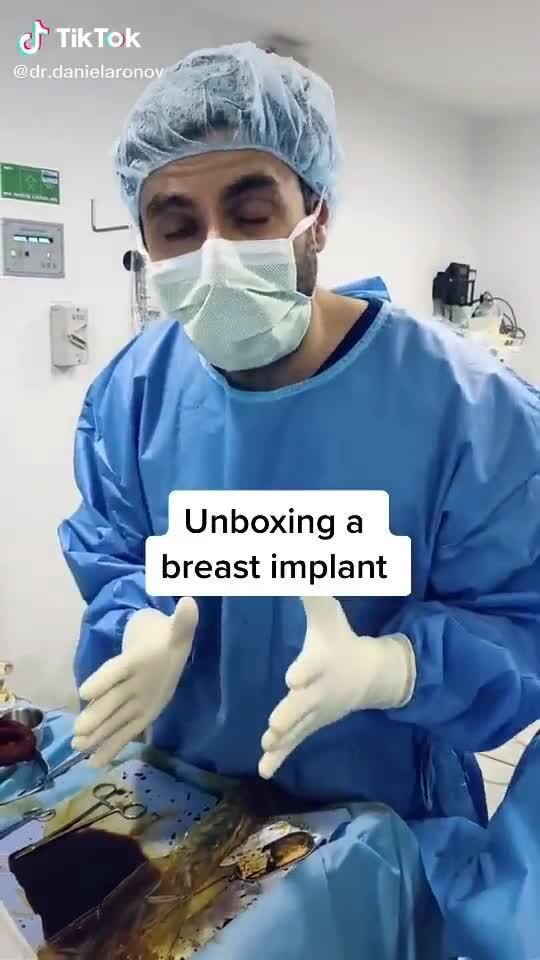 Unboxing a breast implant - iFunny