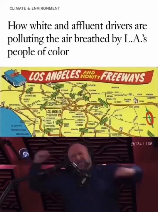 CLIMATE & ENVIRONMENT How white and affluent drivers are polluting the ...