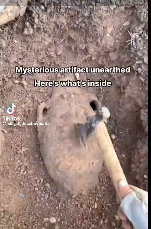 Mysterious artifact unearthed Here's what's inside THKTOR ski aL ...