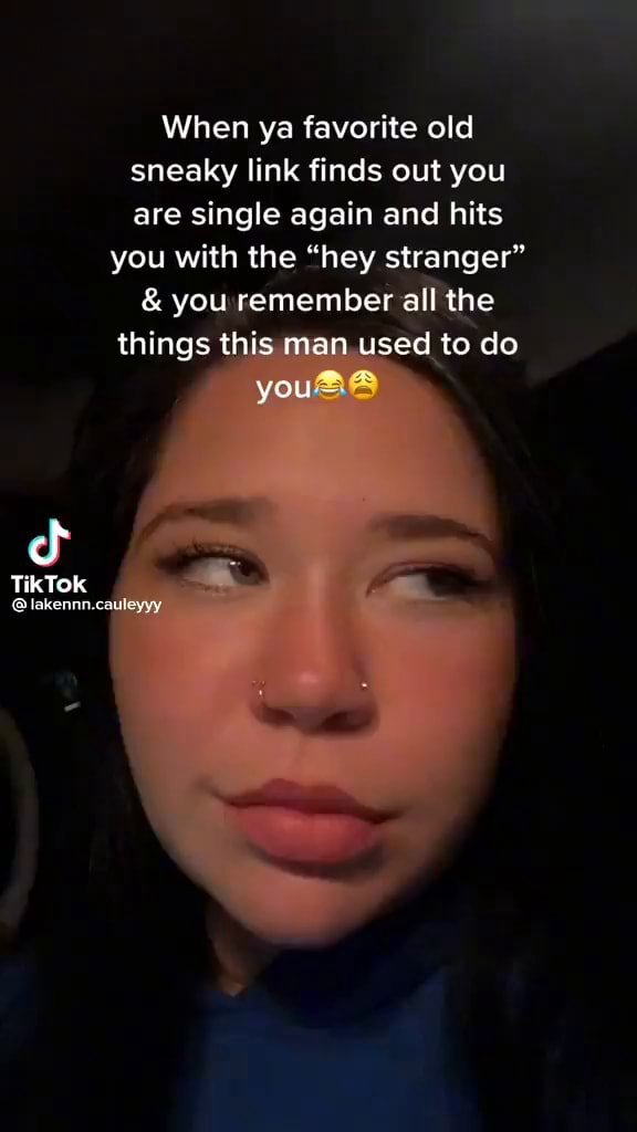 When ya favorite old sneaky link finds out you are single again and ...