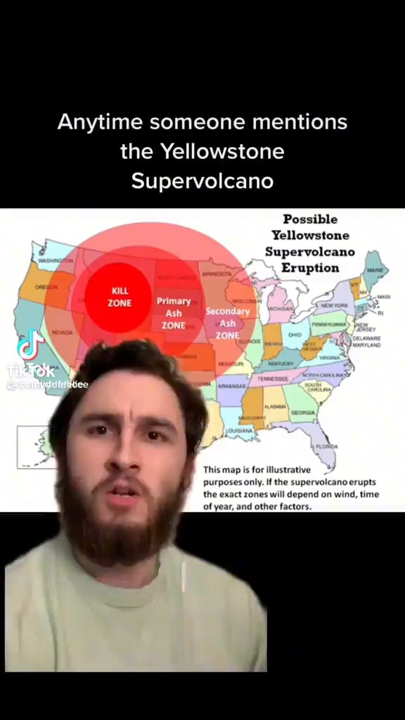 Anytime someone mentions the Yellowstone Supervolcano Possible ...