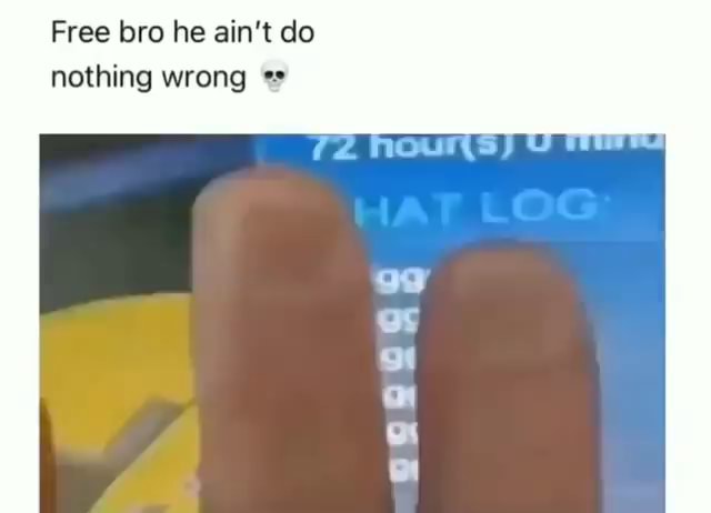 Free bro he ain't do nothing wrong lee - iFunny