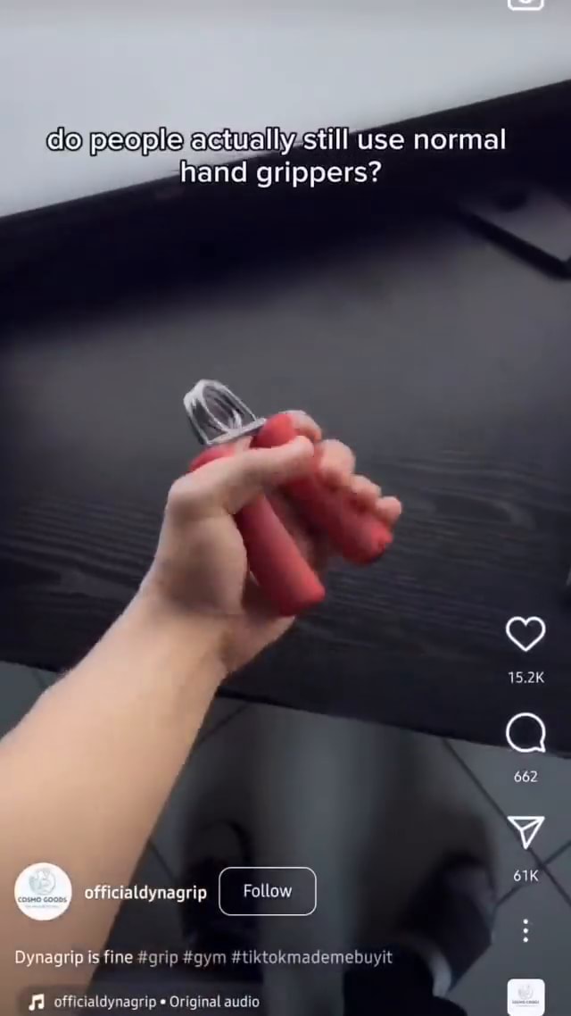 Use normal hand grippers? fficialdynagrip 15.2K 662 Grip is fine #grip ...
