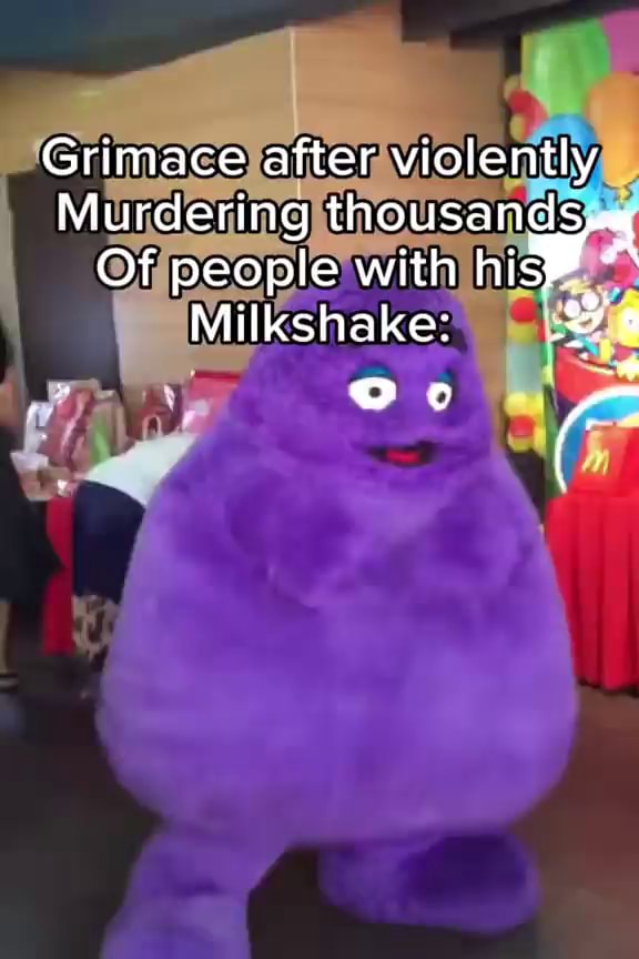 Grimace after violently Murdering thousandsog Of people with hic ...