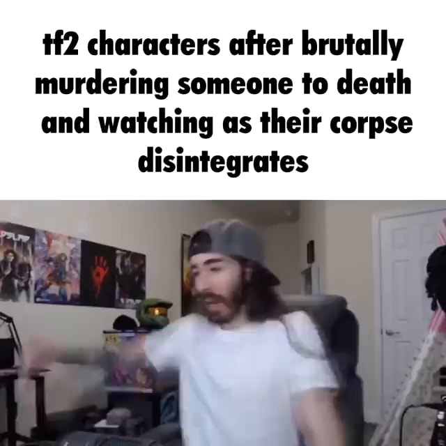 Characters after brutally murdering someone to death and watching as ...