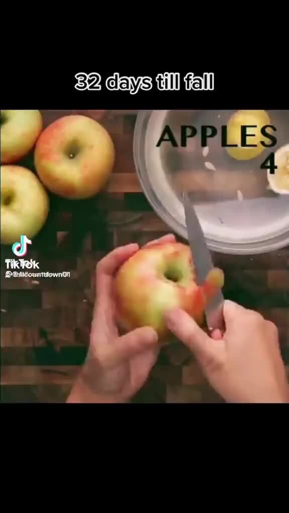 &2 days til fall I APPLES, - iFunny