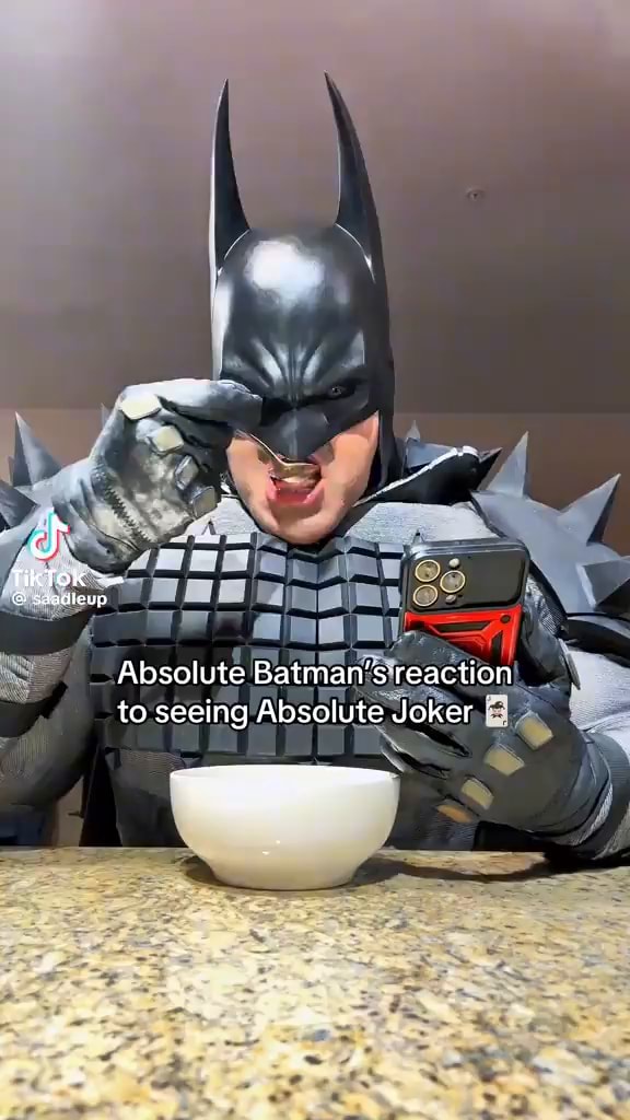 Absolute Batman's reaction to seeing Absolute Joker - iFunny