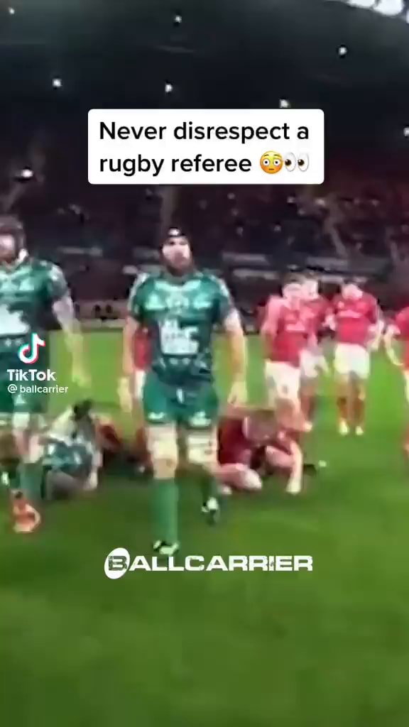 Never disrespect a rugby referee Tik Tok - iFunny