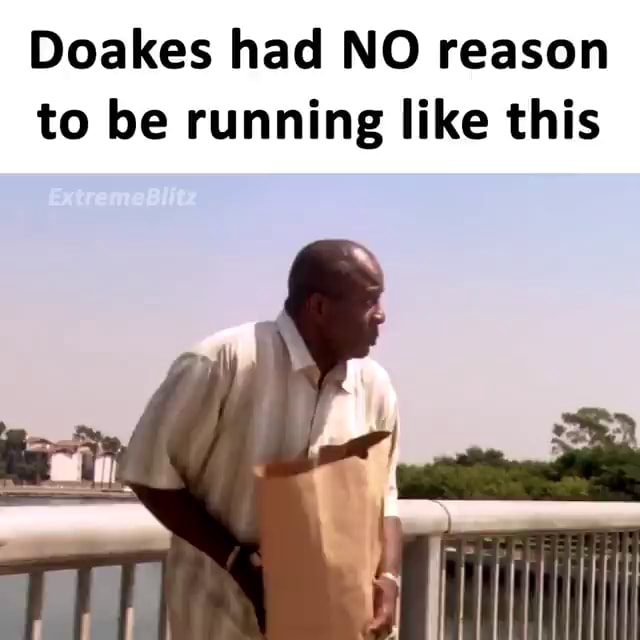 Doakes had NO reason to be running like this - iFunny
