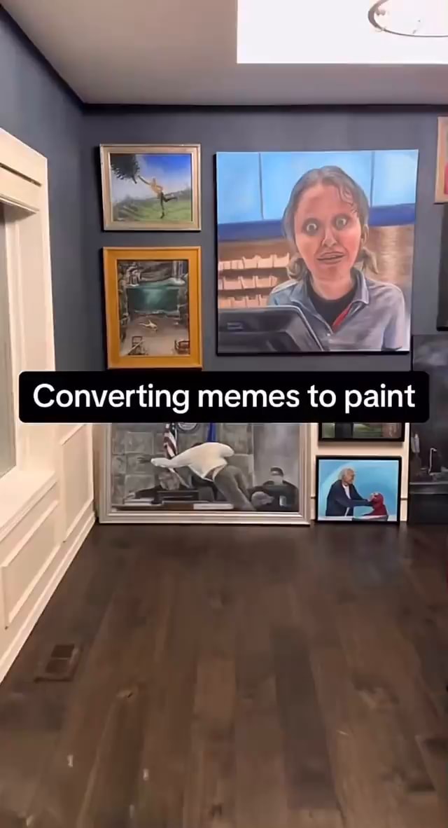 Converting memes to paint - iFunny