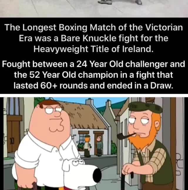 The Longest Boxing Match of the Victorian Era was a Bare Knuckle fight ...
