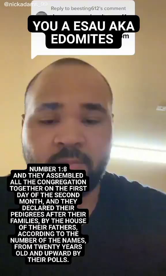 YOU A ESAU AKA EDOMITES NUMBER AND THEY ASSEMBLED ALL THE CONGREGATION ...