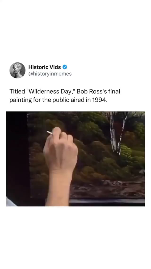 Bob Ross discovered oil painting while he was enlisted in the U.S. Air ...