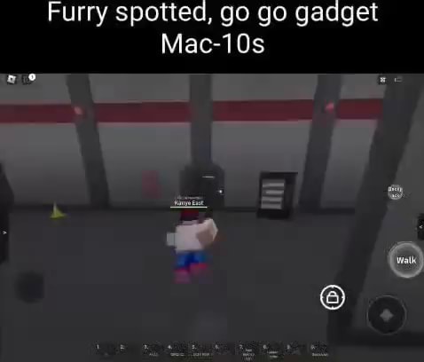 Furry spotted, go go gadget Mac- - iFunny
