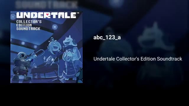 Abc_123_a - Undertale - TALE abc_123_a Undertale Collector's Edition ...