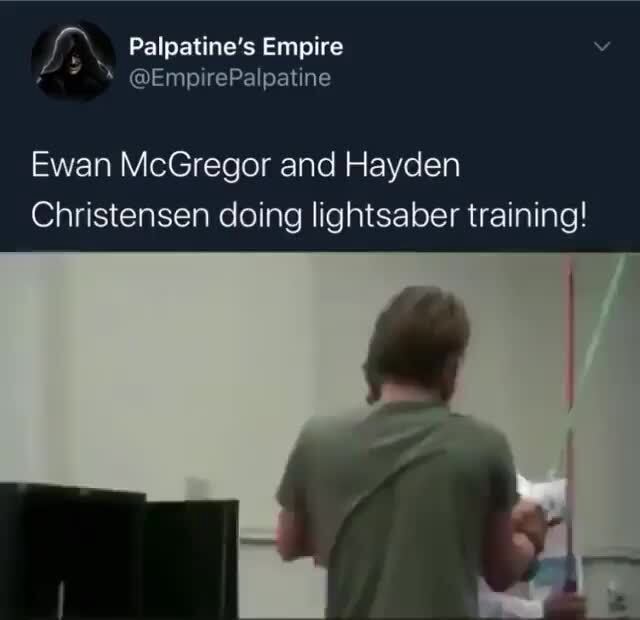 Palpatine's Empire * @EmpirePalpatine Ewan McGregor and Hayden ...