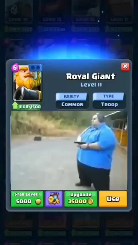 Royal Giant Level ll RARITY Common Troop - iFunny