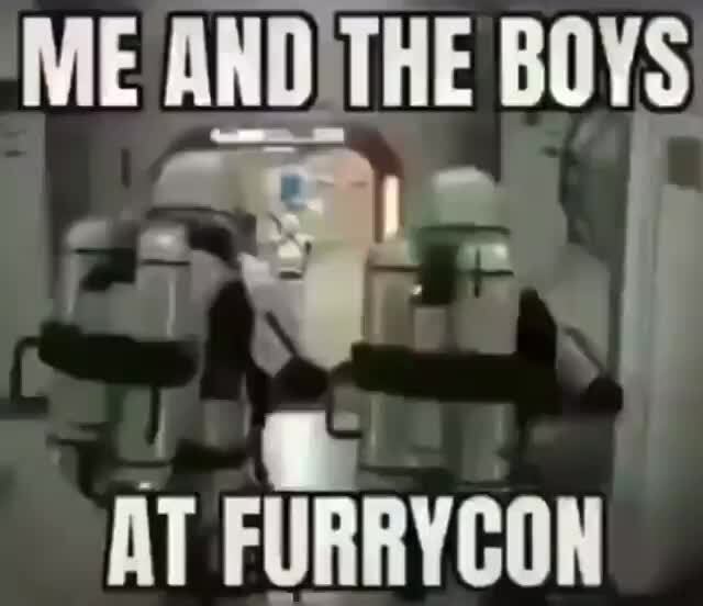 ME ANDTHE BOYS AT FURRYCON - iFunny