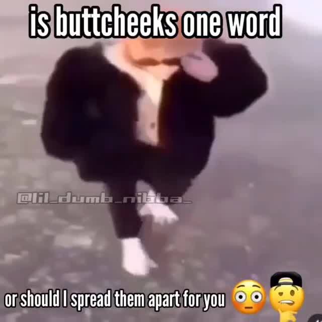 Is buttcheeks one word or should spread them apart for you xe - iFunny
