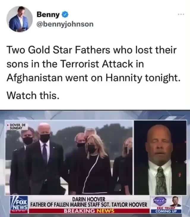 @hennyjohnsen Two Gold Star Fathers who lost their sons in the ...