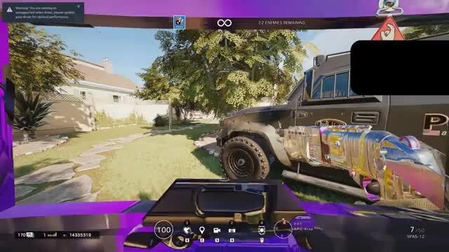 Warning: You are running an unsupported video driver, please update ...