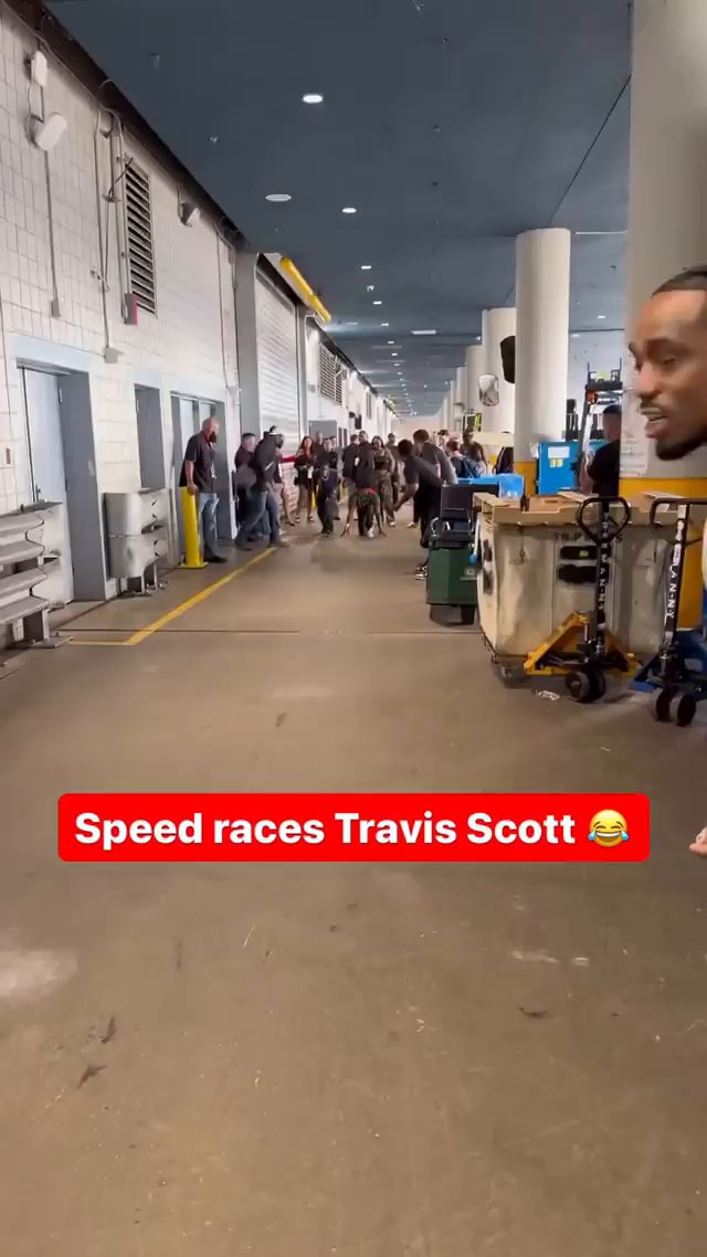 BYE BYE TRAVIS 😂👋 (via @ishowspeed) - I Speed races Travis Scott ...