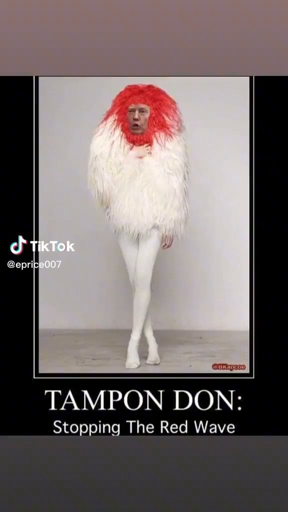 TikTok TAMPON DON: Stopping The Red Wave - iFunny