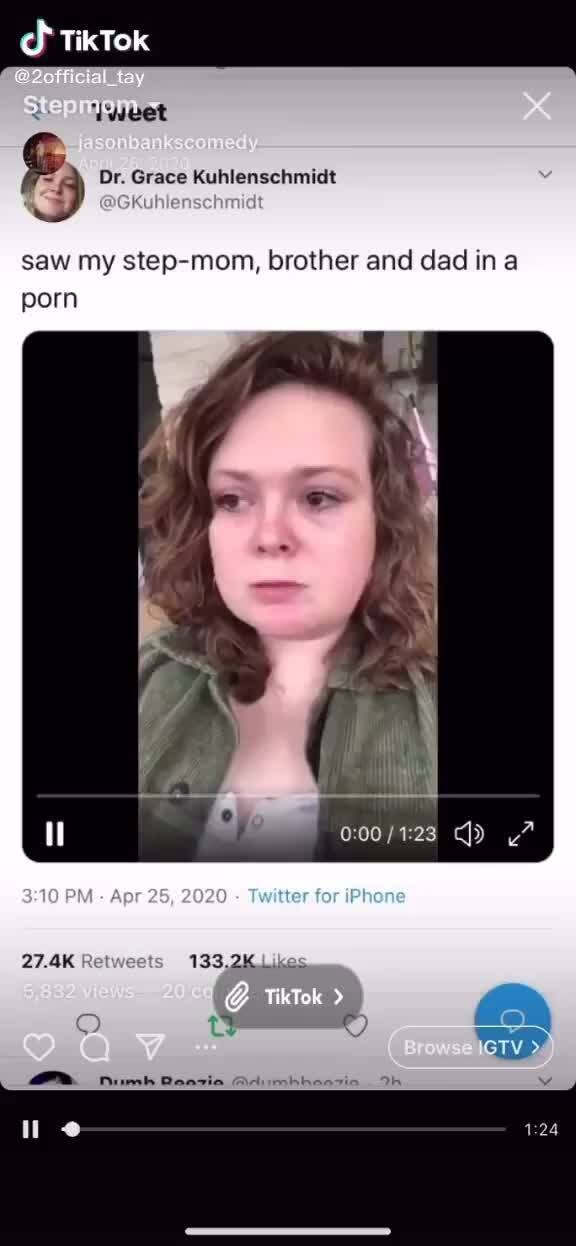 Tiktok Weet Dr Grace Kuhlenschmidt Saw My Step Mom Brother And Dad Ina Porn Apr Far 274k 133