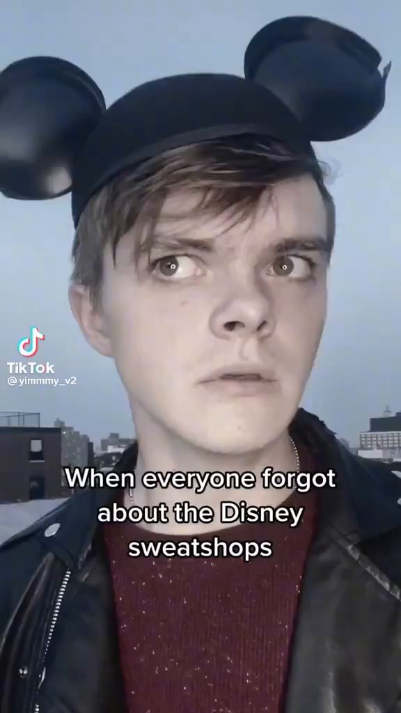 TikTok When everyone forgot about the Disney sweatshops - iFunny