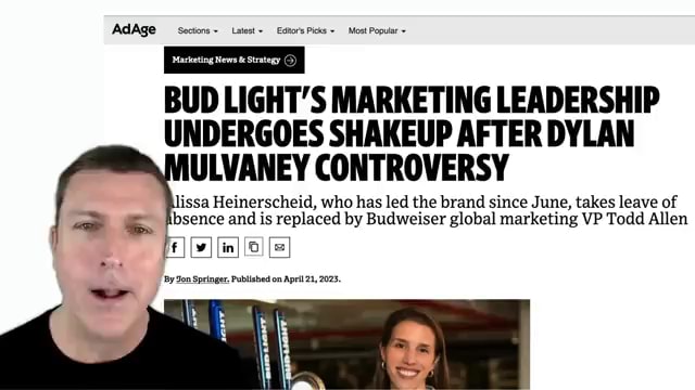BUD LIGHT'S MARKETING LEADERSHIP UNDERGOES SHAKEUP AFTER DYLAN ULVANEY ...